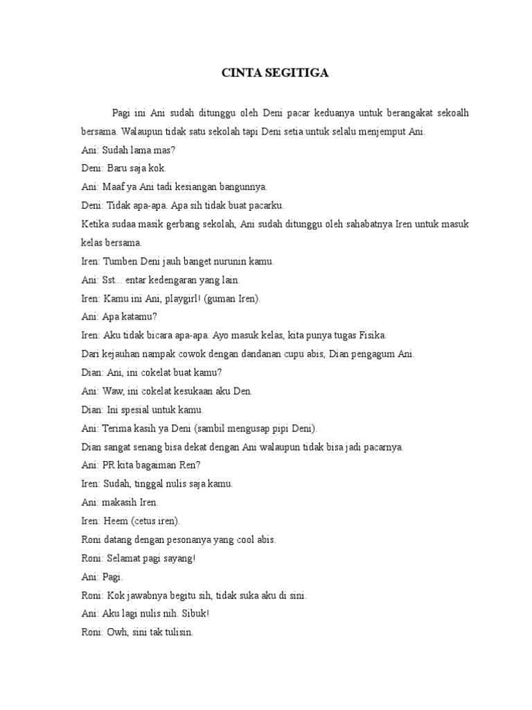 Cinta Segi Tiga | PDF
