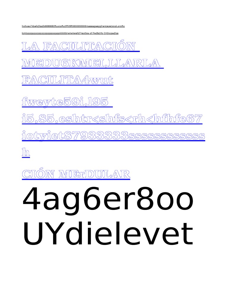 La Facilitación Medu6Kmei, Llar LA FACILITA4wut Fweyte59i, l95 I5,85, Eshtr Shfs RH Hfhfe67 ...