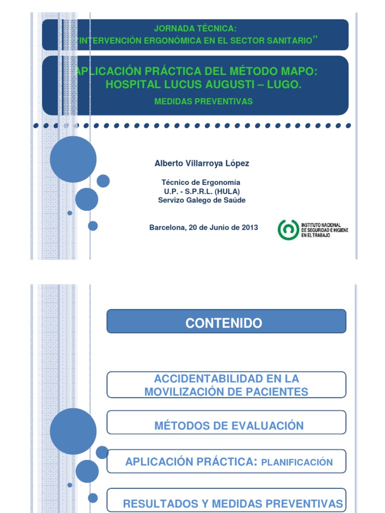 Aplicación Practica Del Metodo MAPO | PDF | Factores humanos y ergonomía | Enfermería