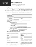 DPWH FORM - Cert. of Completion Form | PDF