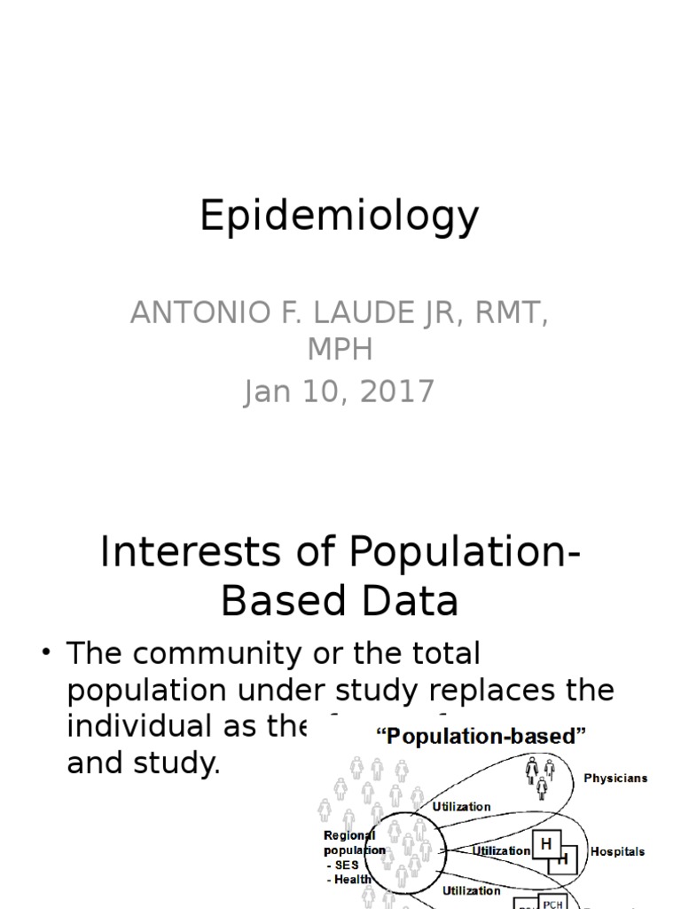 Epidemiology Lesson 5 2017 | PDF | Prevalence | Experiment