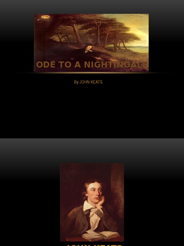 Ode To A Nightingale: By John Keats | John Keats | Poetry | Free 30-day ...