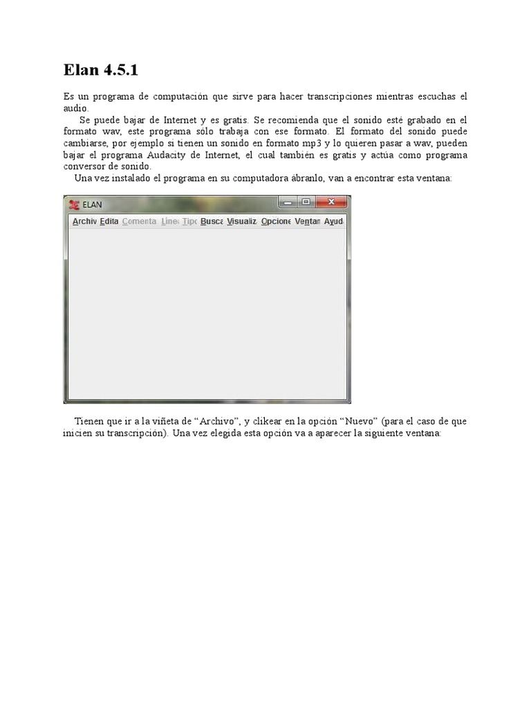 Tutorial Elan | PDF | Archivo de computadora | Point and Click