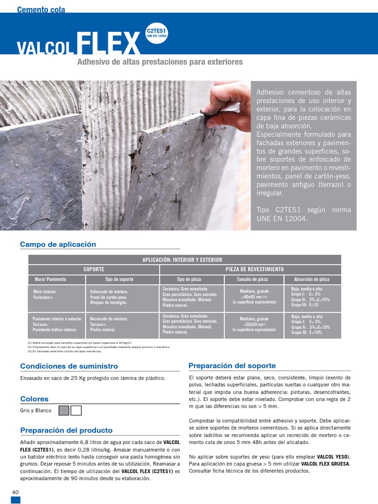 Ceramicas Flex | PDF | Calidad (comercial) | Cemento