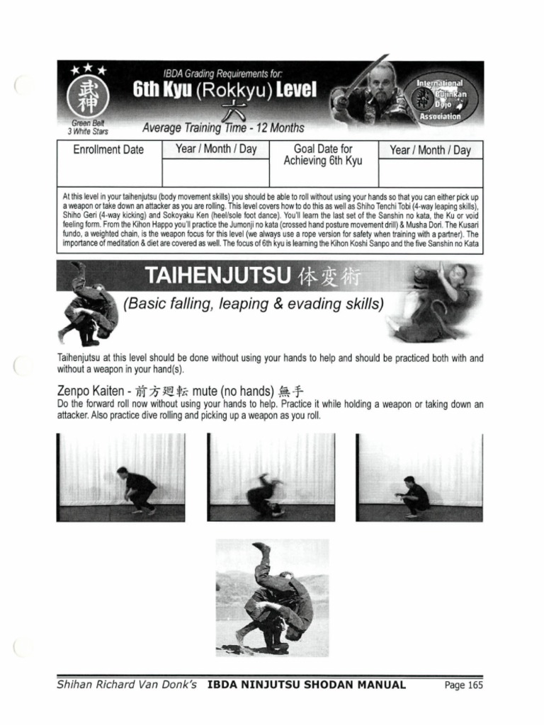 Ninjutsu Kyu 6 | PDF