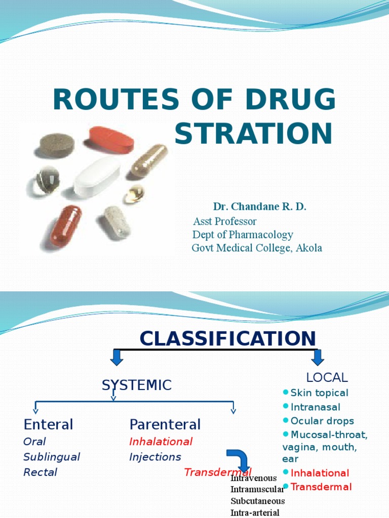 Drug Administration Routes Explained | PDF | Topical Medication ...