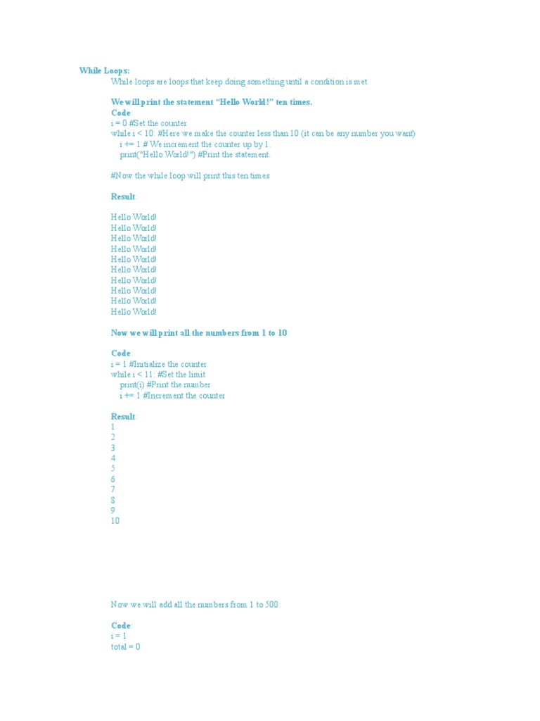 Loops | PDF | Computer Programming | Software Engineering