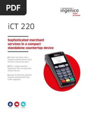 Ingenico Ict220 Brochures