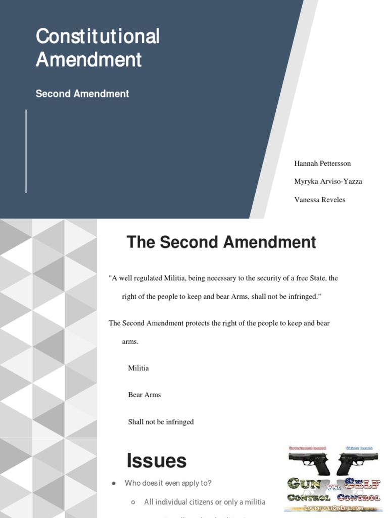 2nd Amendment | PDF | Social Science | Law
