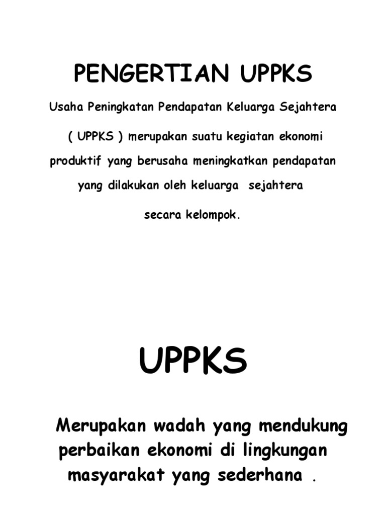 UPPKS | PDF
