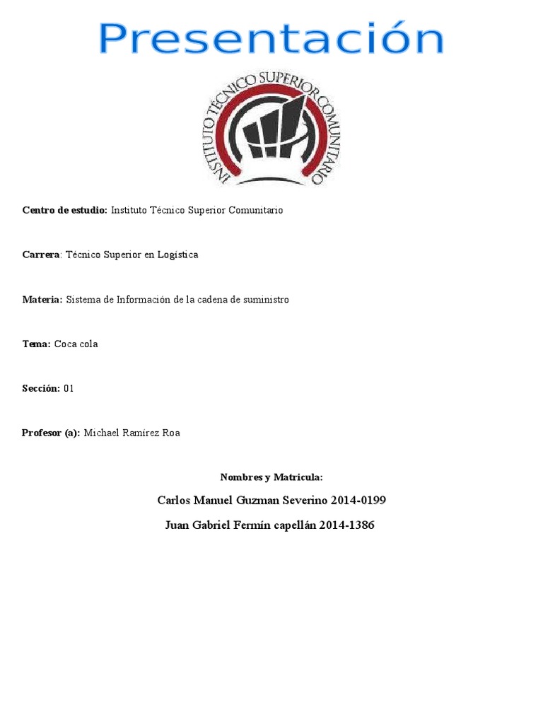 Presentación ITSC | PDF