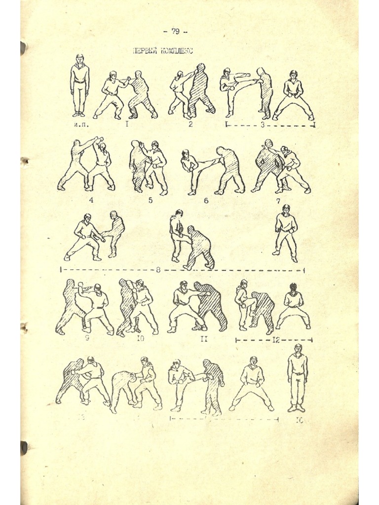 Razvedka (Soviet Army Scout) Close Combat Fighting Forms, Moscow, 1988 ...