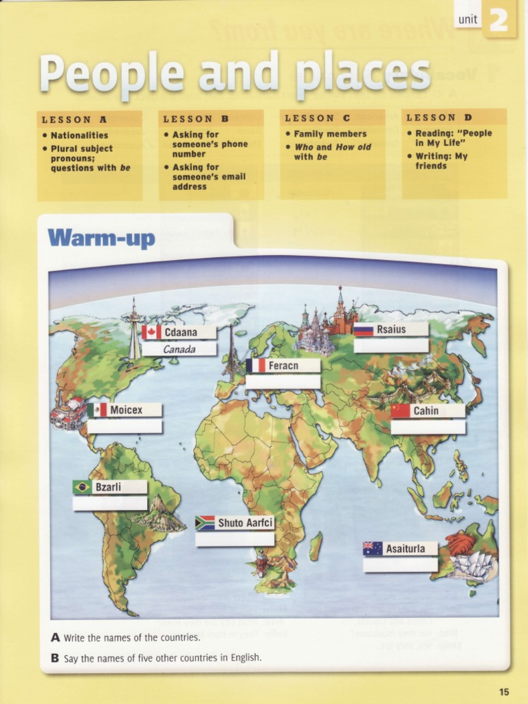 Four Corners Book 1 Unit 2 PDF | PDF | Semiotics | Writing