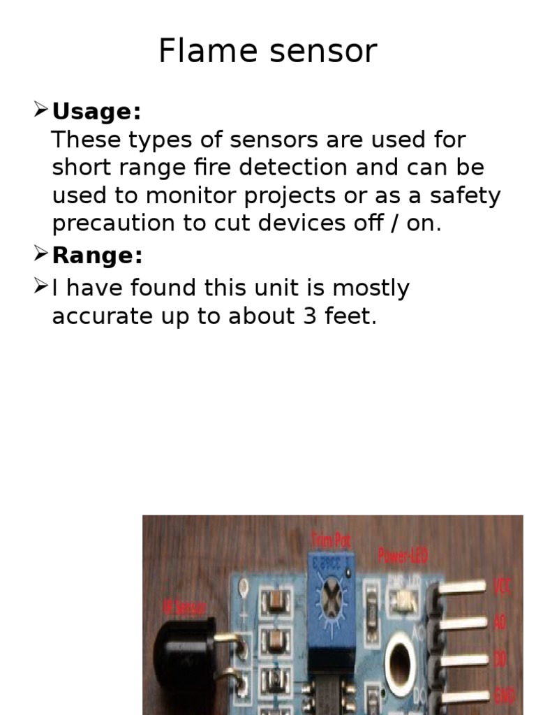 Flame Sensor | PDF