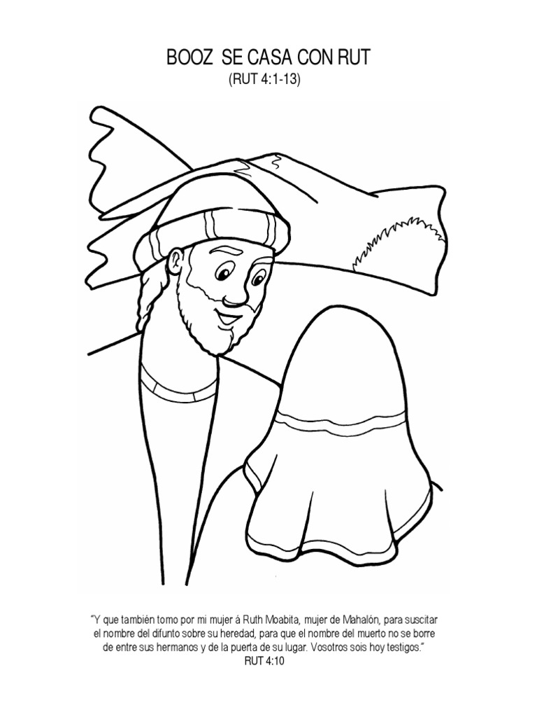 Rut Y Noemí Para Colorear