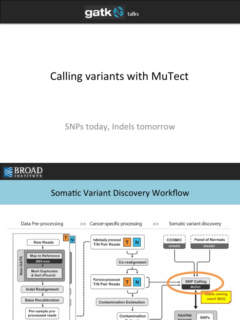 GATKwr8 S 3 Variant Calling With MuTect | PDF | Sensitivity And ...