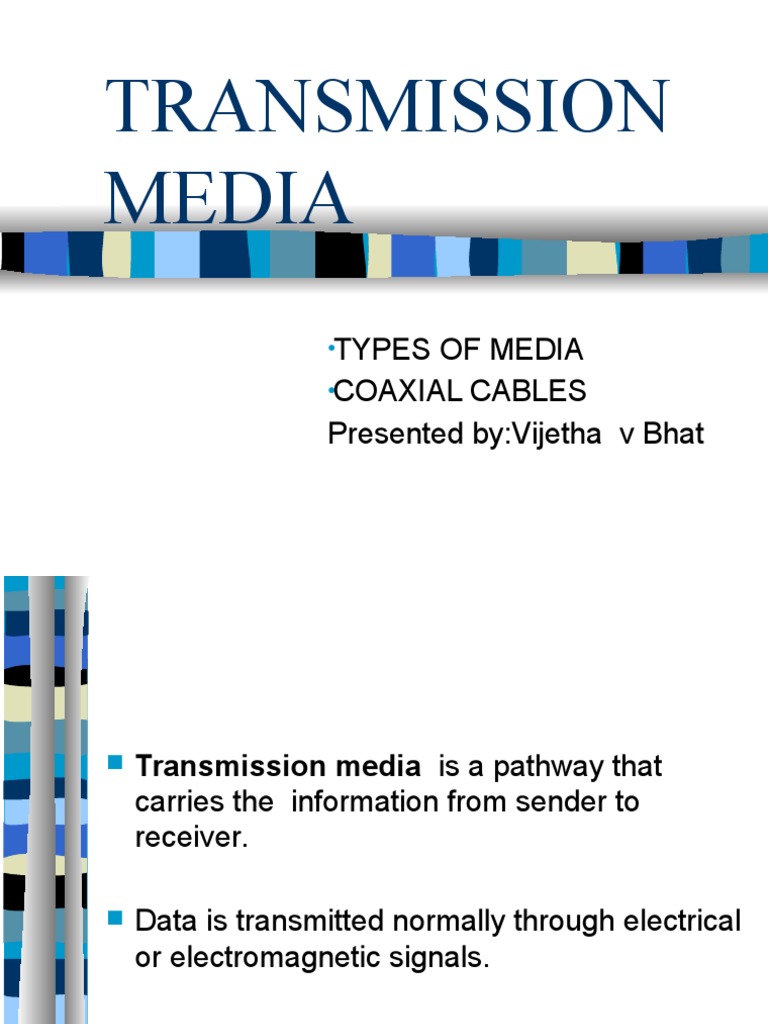 Types of Transmission Media Explained | PDF | Transmission Medium ...