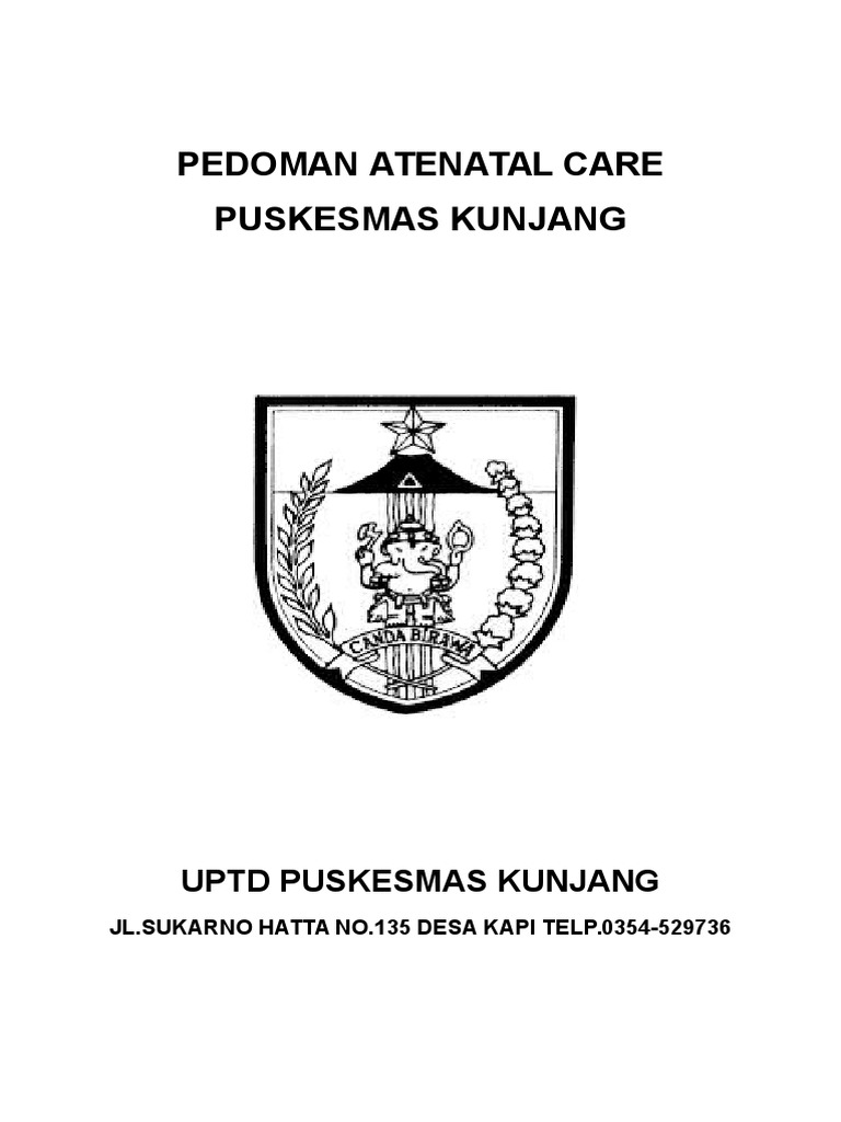 Cover Pedoman Atenatal Care | PDF