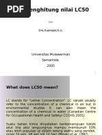 LC50 Calculation (Probit Method) PDF | PDF