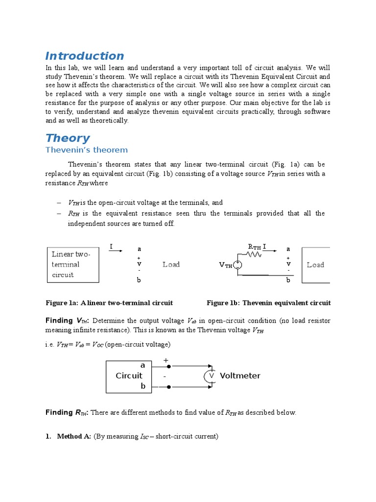 Lab Report | PDF | Electrical Network | Resistor