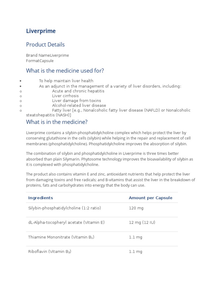 Liver Prime | PDF | Nucleotides | Vitamin B12