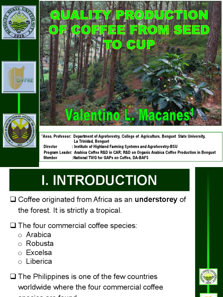 Philippine Arabica Coffee Production Guide | PDF | Coffee | Plants