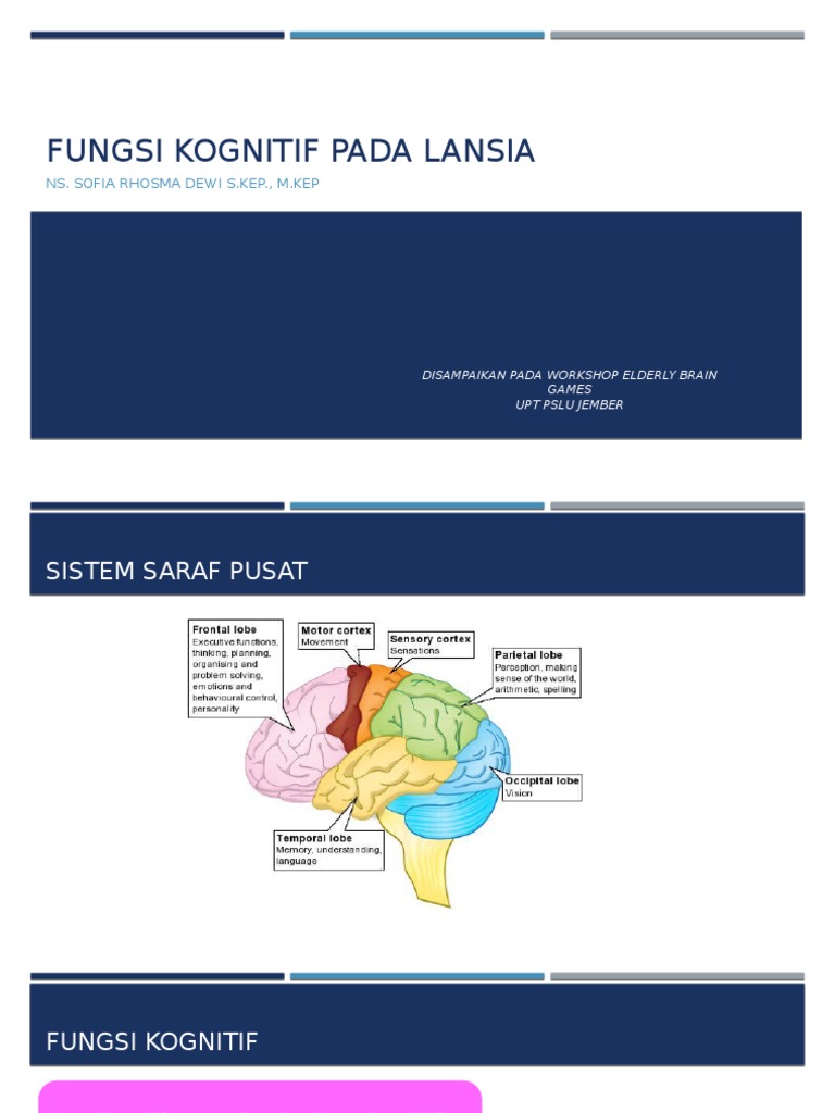 Fungsi Kognitif Pada Lansia | PDF
