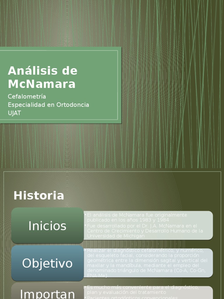 Análisis de McNamara | PDF | Anatomia animal | Cabeza y cuello humanos