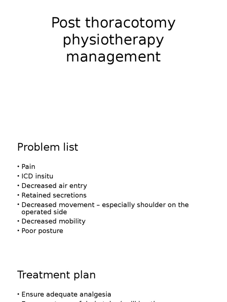 Post Thoracotomy Physiotherapy Management | Cardiac Surgery | Heart