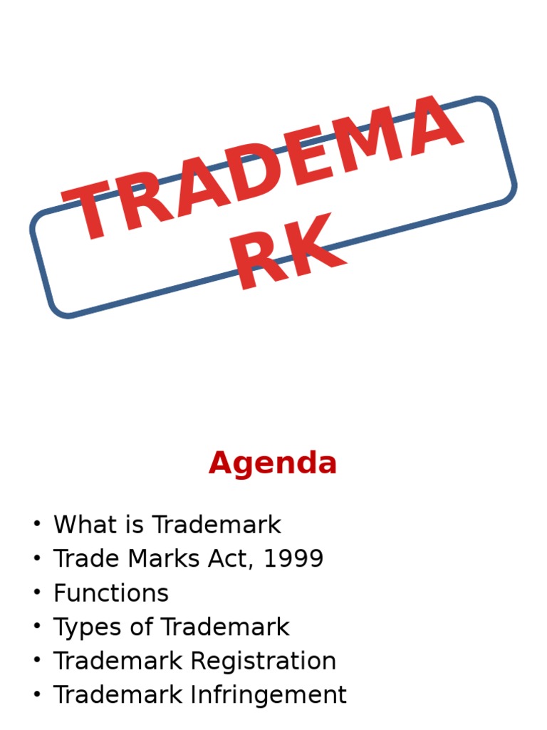 Trademark | PDF | Trademark | Brand