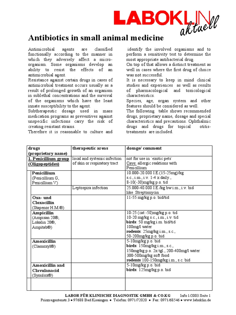 antibiotics.pdf | Antibiotics | Medical Treatments