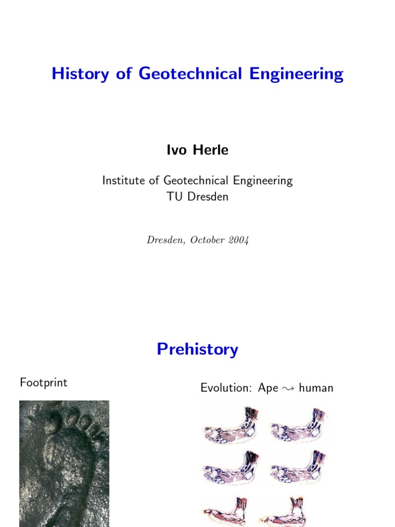 History of Geotechnics | PDF | Soil Mechanics | Deep Foundation