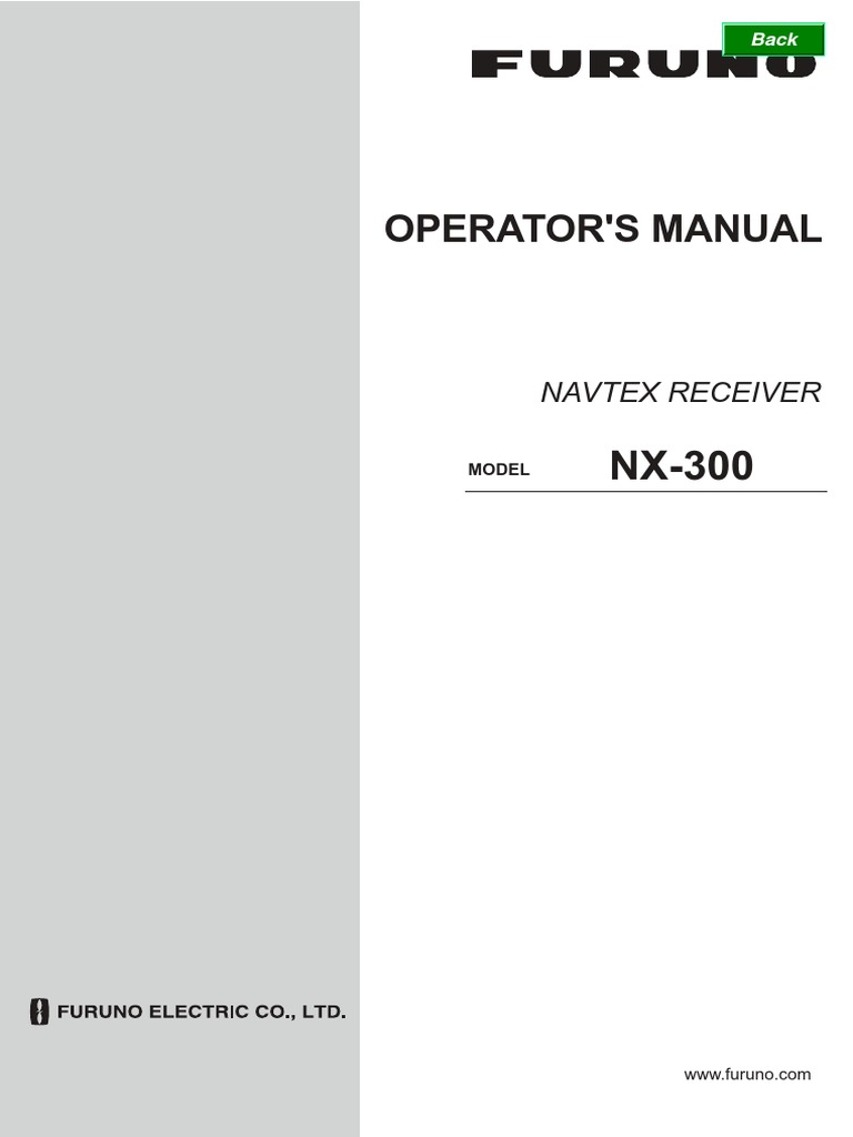NX-300 Operator's Manual | PDF | Electronics | Electrical Engineering