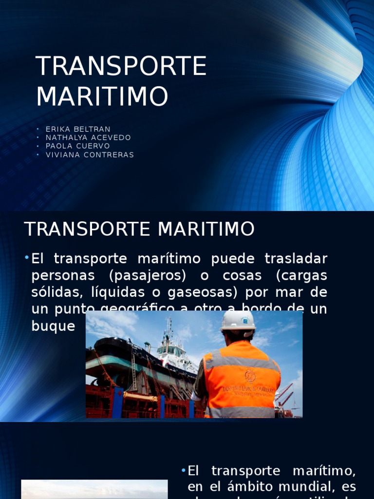 Transporte Maritimo | PDF | Barcos | Barco de carga