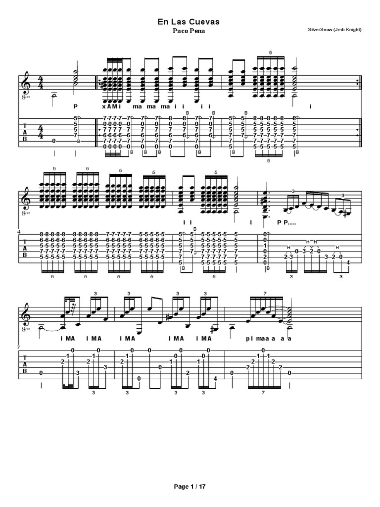 Paco Pena en Las Cuevas Farruca PDF | PDF