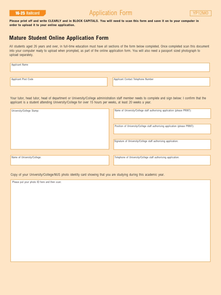 Mature Student Application Guide | PDF