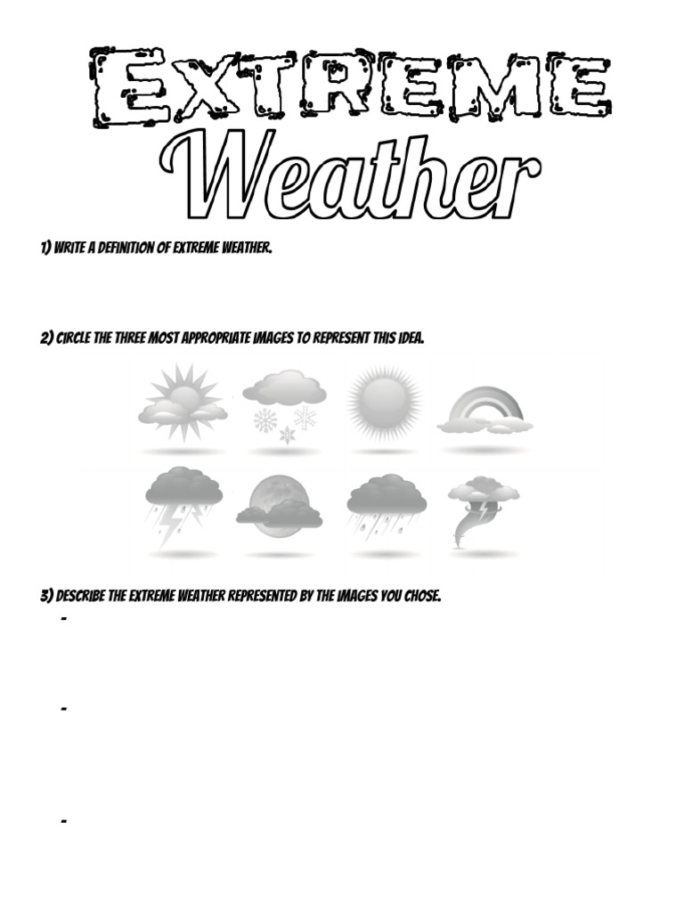 Understanding Extreme Weather Events | PDF | Weather | Snow