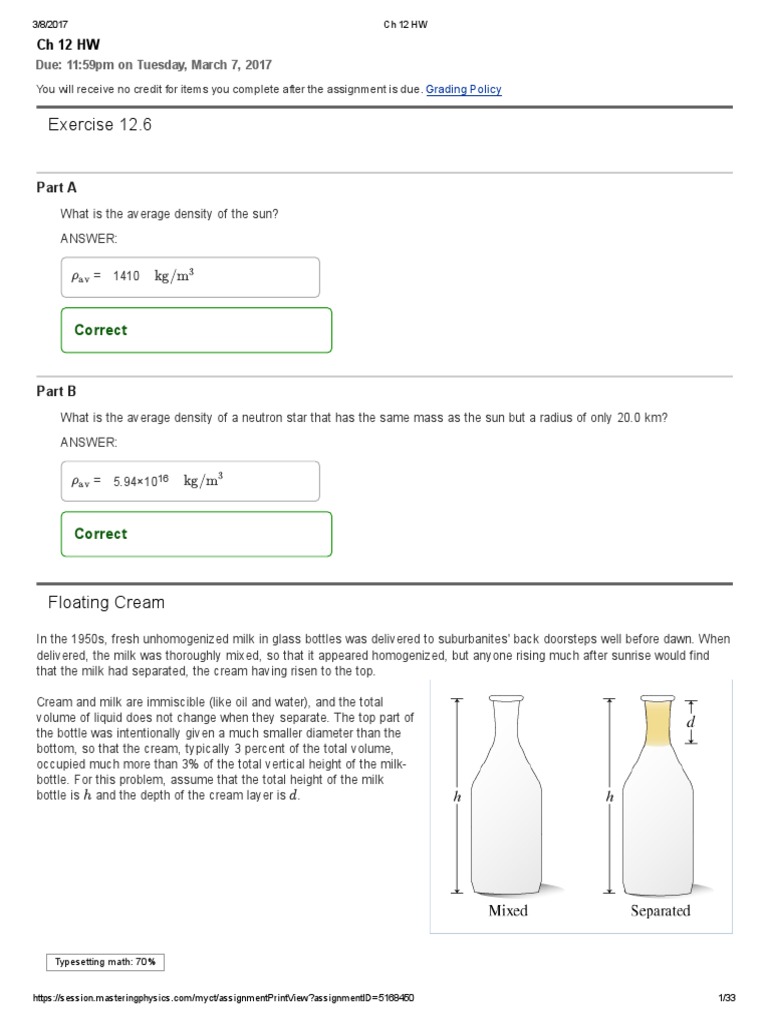 CH 12 HW | PDF | Classical Mechanics | Physics