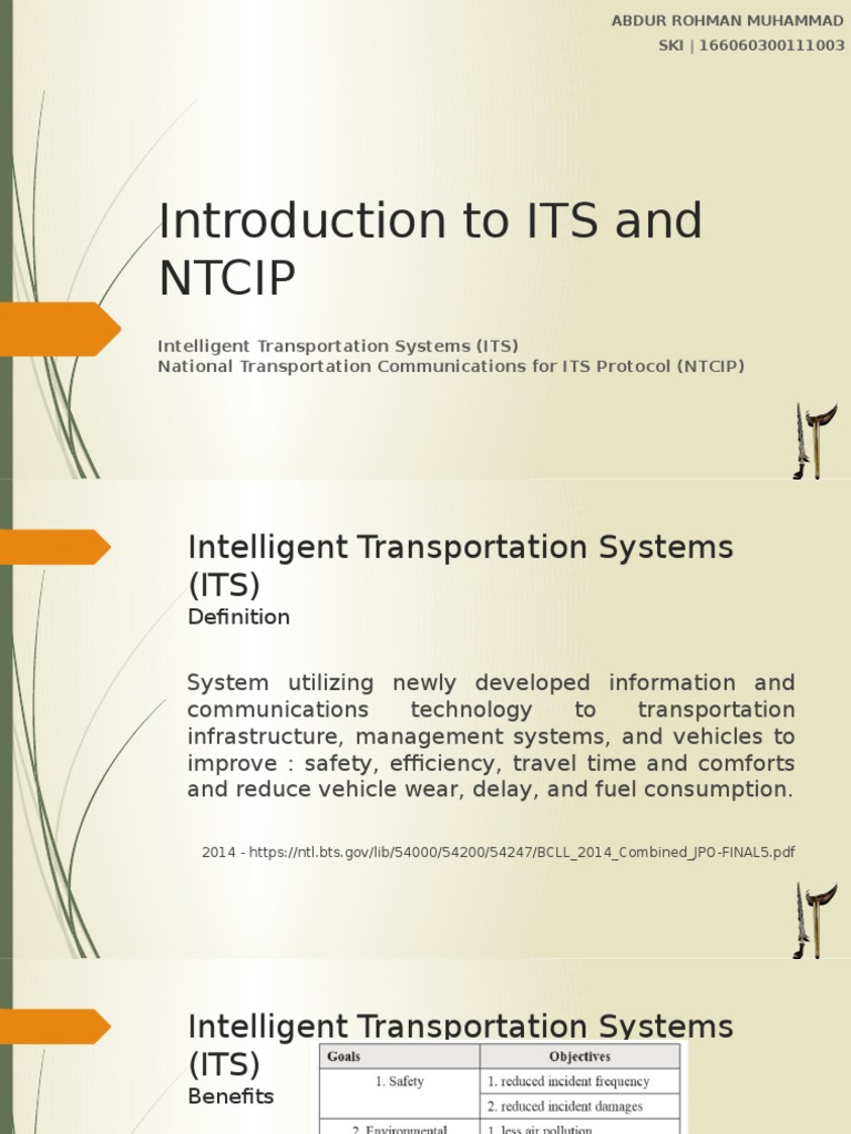 Intelligent Transportation Systems and NTCIP | PDF | Transport ...