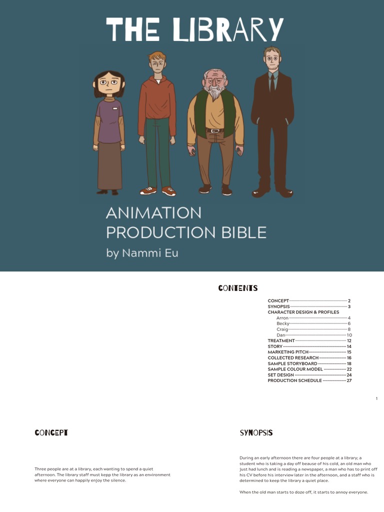 The Library Production Bible Pdf Libraries Animation