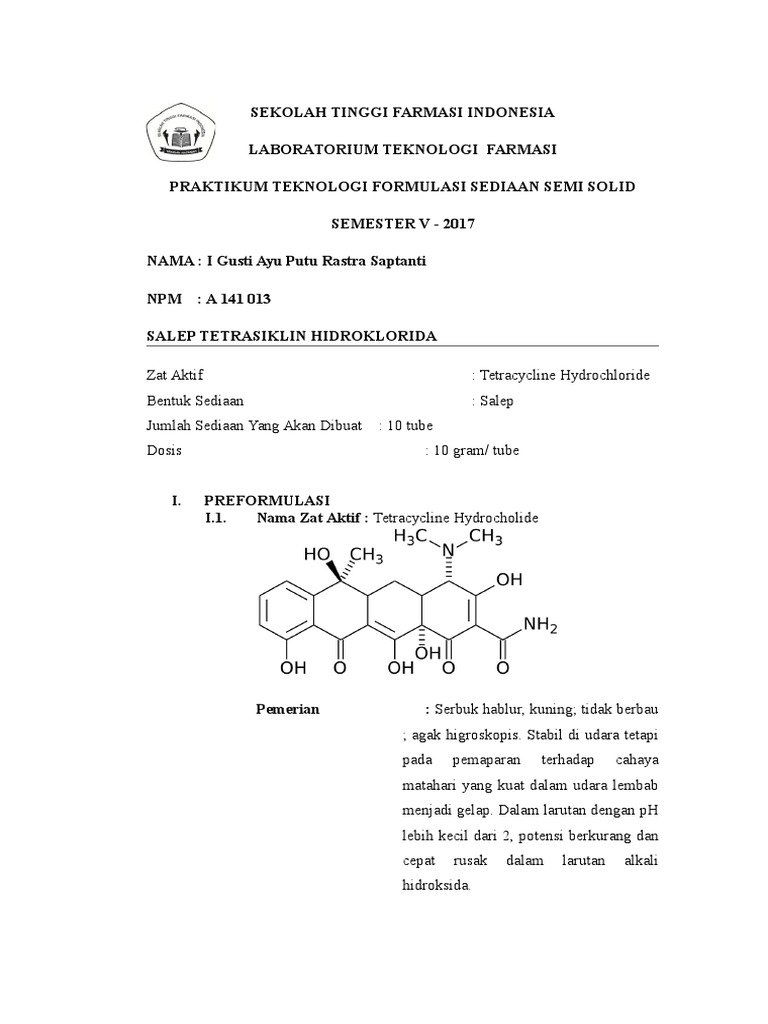 Self Formulation KELOMPOK A | PDF