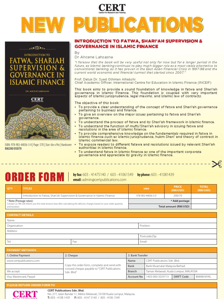 Fatwa Book | Islamic Banking And Finance | Sharia | Free 30-day Trial ...