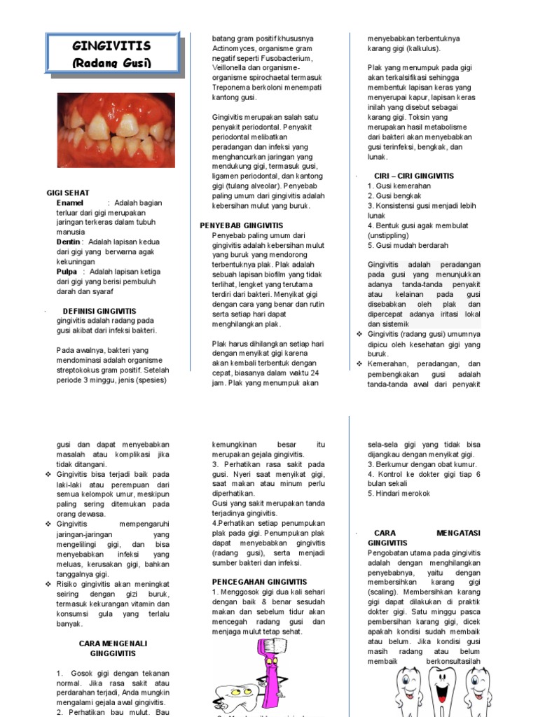 Penyuluhan Gingivitis | PDF