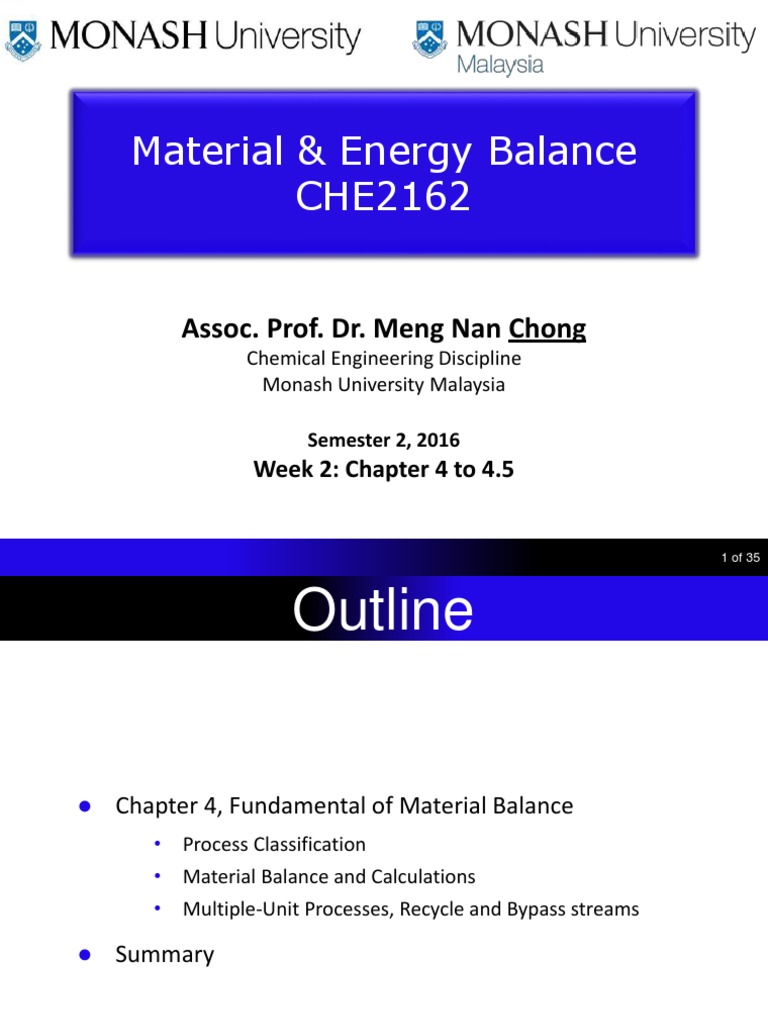 Application of Material Balance Equations to Determine Unknown Mass ...