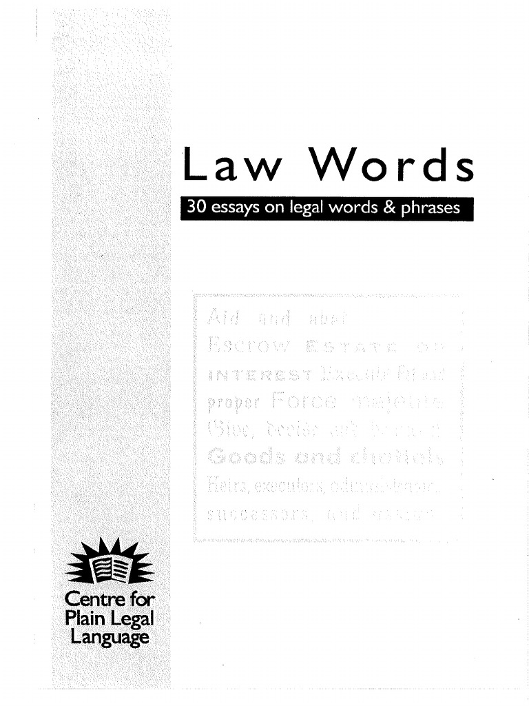 law_words. (108 pages)pdf.pdf | Aiding And Abetting | Deed