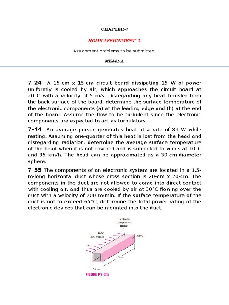 Home Assignment-6 - (Assignment Problems) Chapter-7 | PDF