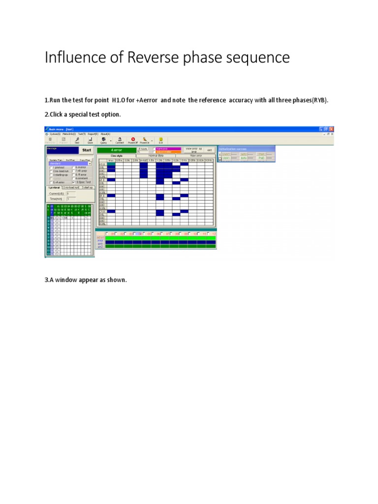 Influence of Reverse Phase Sequence | PDF | Teaching Methods ...