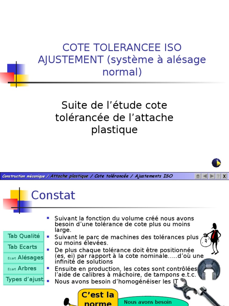 8D - Tolérance ISO - Ajustement | PDF