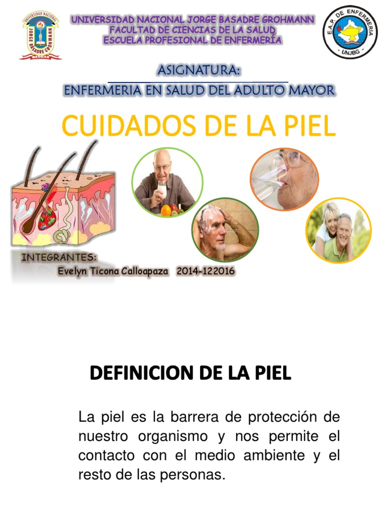 Cuidados de la Piel en Adultos Mayores | PDF | Piel | Herida
