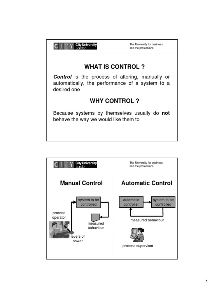 Control | Control Theory | Cybernetics